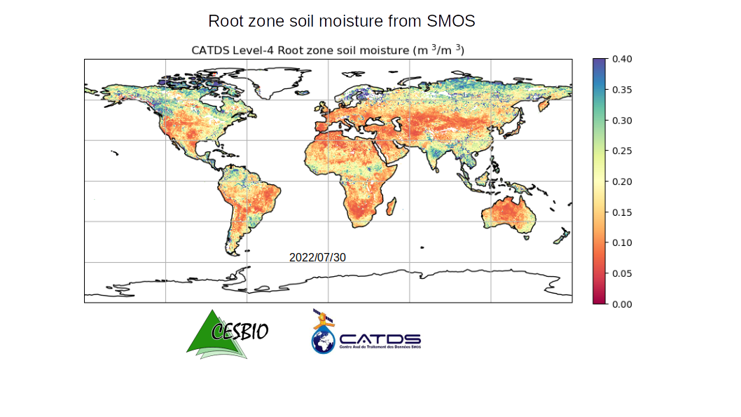 New root zone soil moisture product is updated (and operational) on ...